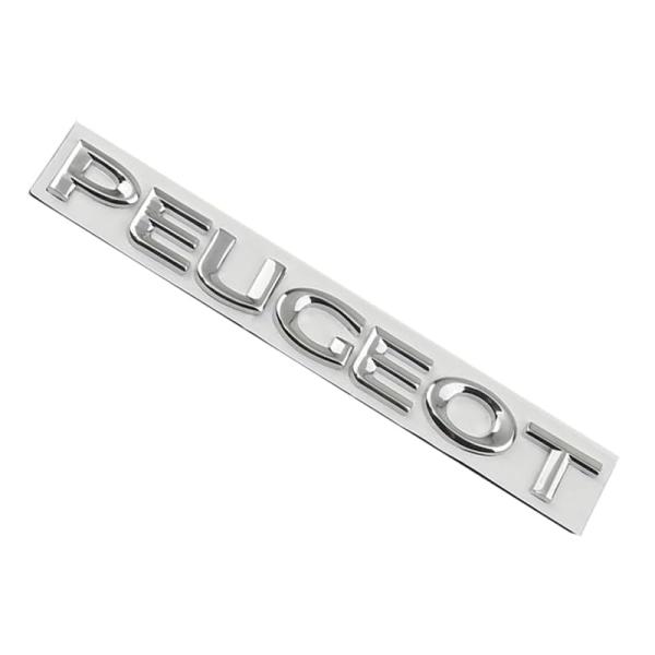 商品名:  Car Emblems for Peugeot 5008 2016-2020, Car Front and Rear Hood Trunk Grille 3D Badge Decals Emblems Metal Plastic...