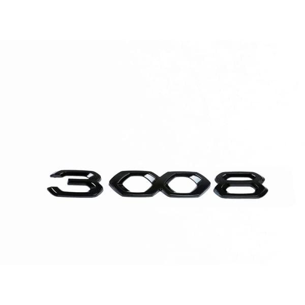 商品名:  KJTYSDM Car Emblems for Peugeot 308 408 2008 3008 4008 5008, Car Front and Rear Hood Trunk Grille 3D Badge Decals ...