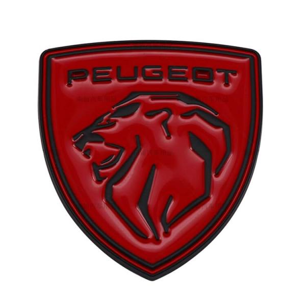 商品名:  KJTYSDM Car Emblems for Peugeot 107 308 306 106 206 208 307 407 3008 207, Car Front and Rear Hood Trunk Grille 3D ...