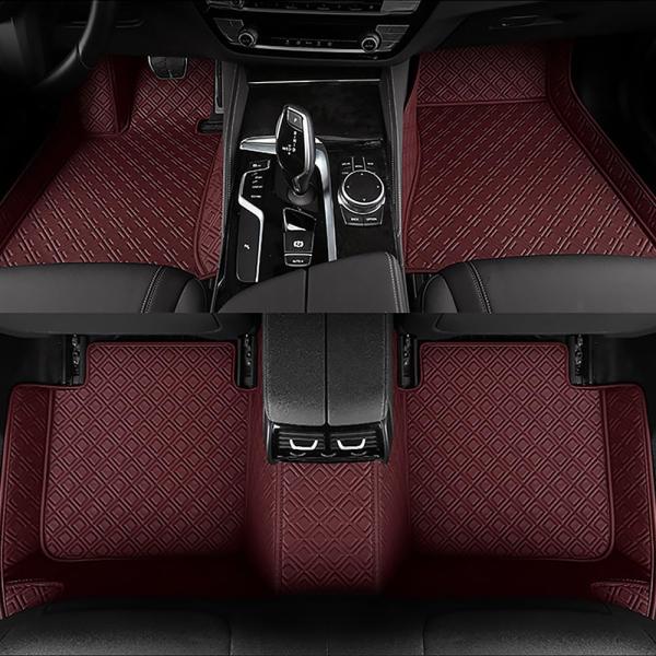 商品名:  Leather Car Floor Mats for Porsche Boxster 981 2012 2013 2014 2015 2016 2017 All-Weather Floor Liners Waterproof F...