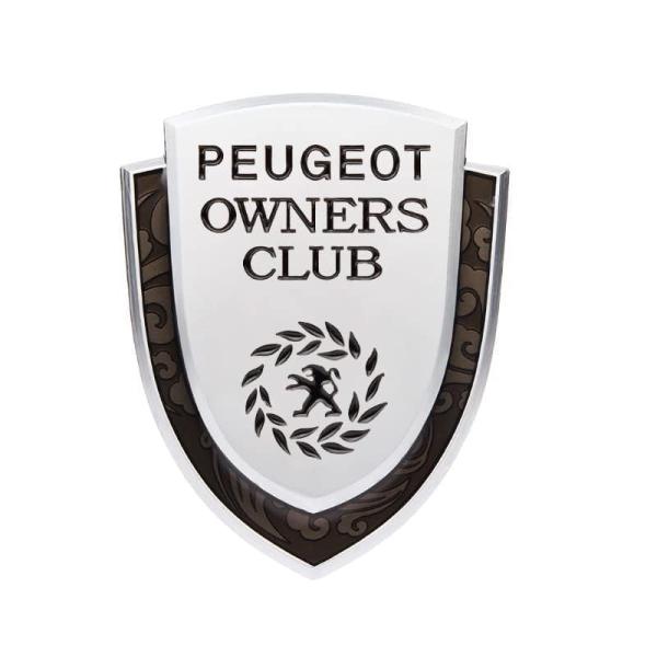 商品名:  Car Emblems for Peugeot 308 407 408 508 2008 3008 5008 RCZ, Car Front and Rear Hood Trunk Grille 3D Badge Decals E...