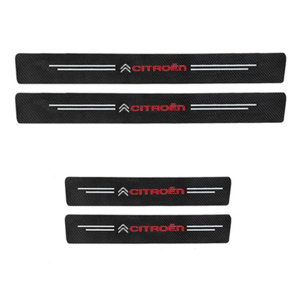 商品名:  LQQpog 4 PCS Door Sill Scuff Plates Car Door Edge Guards Non-Slip and Anti-wear Car Kick Plates for Citroen e-Meha...