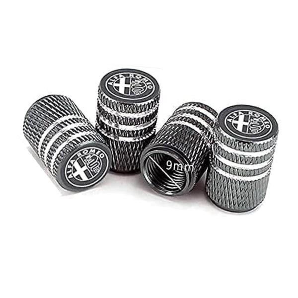 商品名:  HUKECAR Car Wheel Tyre Valve for Alfa Romeo Giulia Stelvio Tonale Anti-Rust Car Wheel Tire Valve Stem Cover Air Ti...