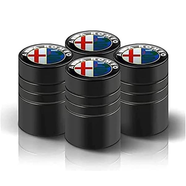 商品名:  ZQSCAR Car Tyre Valve Caps for Alfa Romeo Giulia Stelvio Mito Giulietta 147 156 Tyre Valve Dust Caps Waterproof Co...