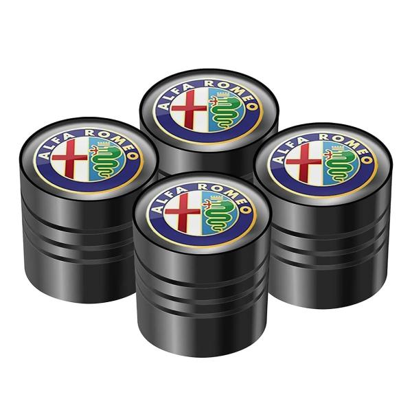 商品名:  Car Tyre Valve Caps for Alfa Romeo Giulia Stelvio Giulietta Mito Tyre Valve Dust Caps Waterproof Corrosion Resista...