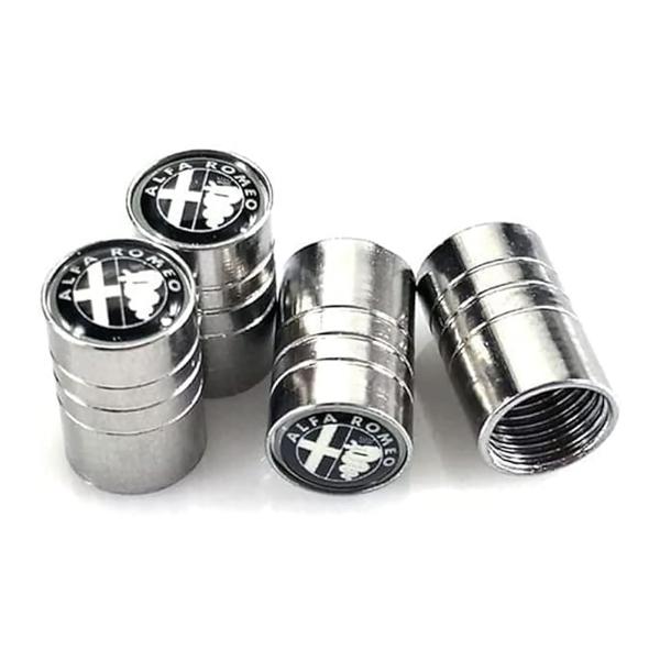 商品名:  Car Tyre Valve Caps for Alfa Romeo Giulia Stelvio Mito Giulietta Sportiva Tyre Valve Dust Caps Waterproof Corrosio...