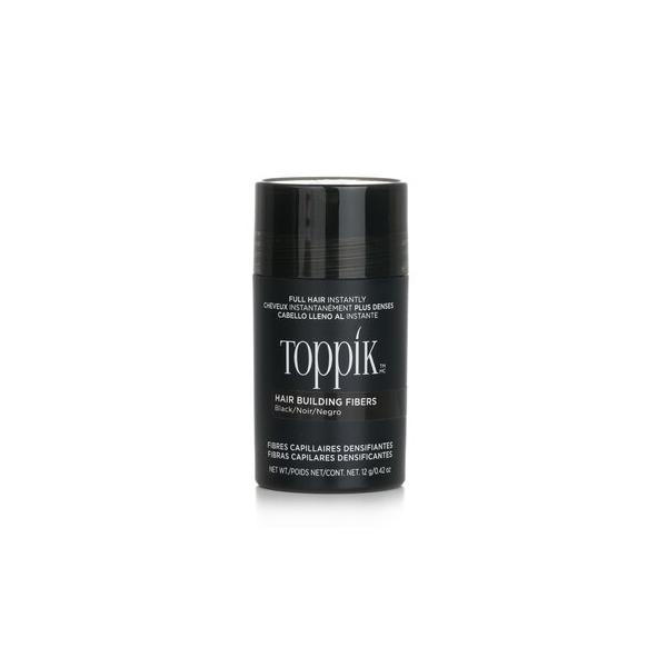 ナチュラルケラチンファイバー配合で髪にボリュームを与えます。【12g/0.42oz】【Toppik - Fibers】【人気 ランキング コスメ プレゼント】Hair Building Fibers - # Black。