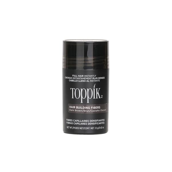 ナチュラルケラチンファイバー配合で髪にボリュームを与えます。【12g/0.42oz】【Toppik - Fibers】【人気 ランキング コスメ プレゼント】Hair Building Fibers - # Dark Brown。