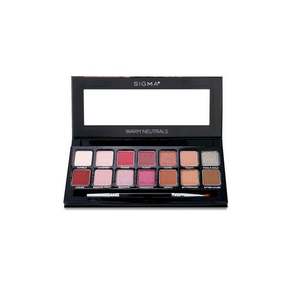 【海外発送商品】Warm Neutrals Eyeshadow Palette:  14x Eyeshadow 1.36g/0.047oz (#Humble, #Charmer, #Rouge, #Russet, #Iconic, #Toa...