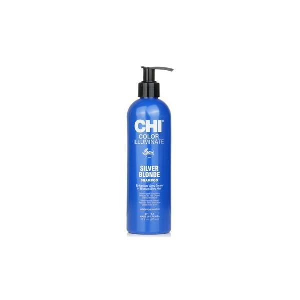 【海外発送商品】Ionic Color Illuminate Shampoo - # Silver Blonde　CHIカラーイルミネート カラーエンハンシングシャンプー＆コンディショナーは、サロンサービスの合間にバランスのとれた色の補充を...