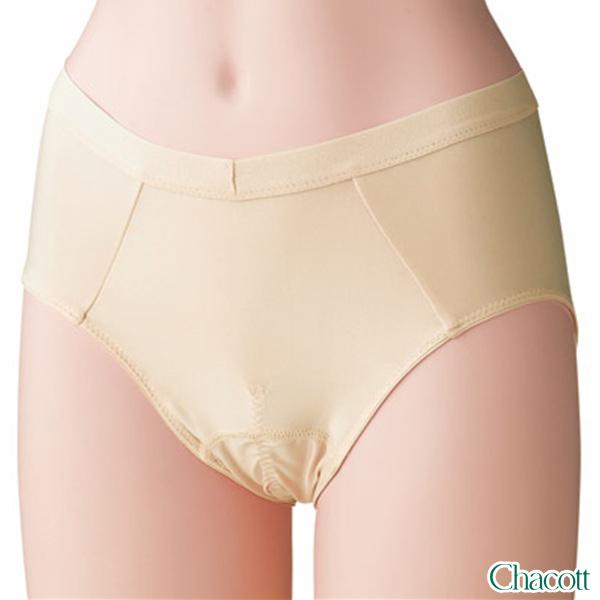 Chacott（チャコット）サニタリーショーツ レディースダンサーの為のサニタリーショーツ≪ムレない、ズレない、臭わない≫運動時の生地の突っ張り感が少なく、ゆるみを感じさせません。ナプキンの羽が折り込める2重構造。優れた吸水速乾性・マイクロ...