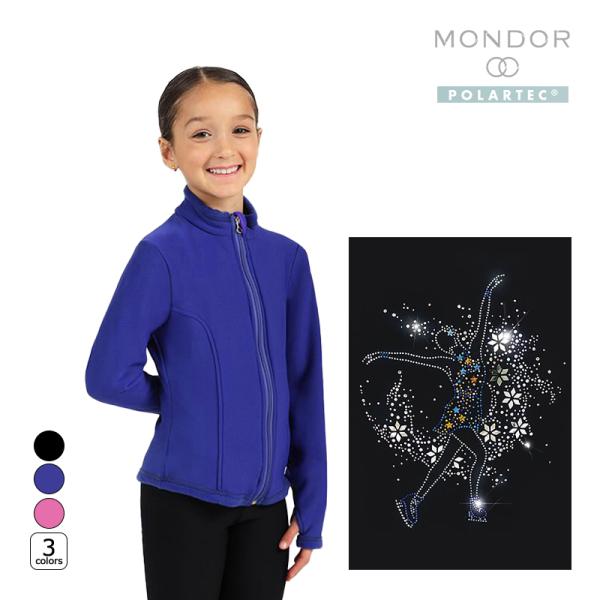 MONDOR（モンドール）ジャケット 24495 -POLARTEC SEQUINS ON BACK JACKET（24495ポーラテック スパンコール ジャケット）素材：Polyester 53% , Nylon 38% , Lycra ...