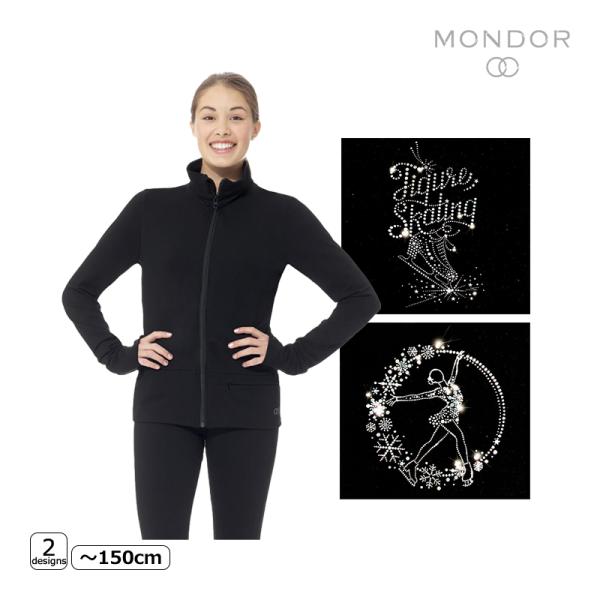 MONDOR（モンドール）ジャケット 24886 -サプレックスSupplex jacket素材：ナイロン 84%, Lycra ポリウレタン 16%サイズ：Girls検索ワード：フィギュアスケート、練習用、ウェア、シャイニー、グリッター、...