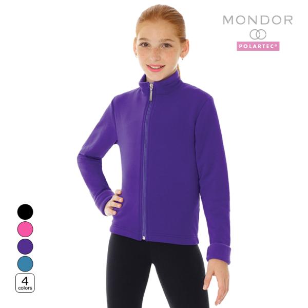 MONDOR（モンドール）ジャケット 4483 -POLARTEC JACKET（4483 ポーラテック ジャケット）素材：Polyester 53%, Nylon 38%, Lycra Elastane 9%検索ワード：フィギュアスケート...