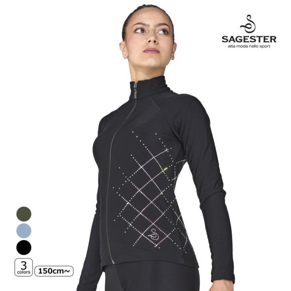 SAGESTER（サジェスター）ジャケット 288 レディースDiamond Thermal Jacketスタイリッシュで高機能なスケートジャケット。高品質なサーマル素材を使用しており、優れた保温性で身体をしっかり暖かく保ちます。生地は程よ...