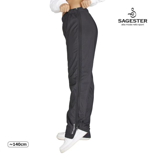 SAGESTER（サジェスター）パンツ 487Igloo warm pants素材：フリース (ポリエステル100％)生産国：イタリア検索ワード：フィギュアスケート、ウェア、パンツ、フルジッパー、サイドジッパー、男女兼用、ユニセックス、メンズ