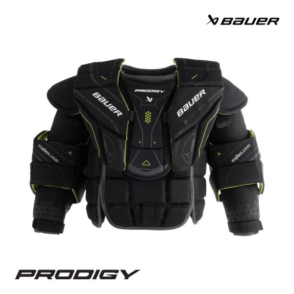 BAUER (バウアー)GKチェスト&amp;アーム S24 PRODIGY YTHショルダー：SUPREME インスパイアード フローターアーム素材：モールドフォームライナー：厚手クッションライナー調整機能：カラー・アーム 調整可能検索ワ...
