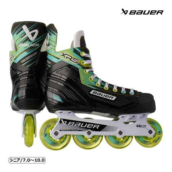 BAUER（バウアー）インラインスケート靴 S25 XRS SR靴幅：Rオーブンフィッティング：なしアッパー：インジェクテッドコンポジット織ライナー：マイクロファイバーライナーベロ：2ピースフェルトタン中敷き：EVAコンフォートフットベッド...