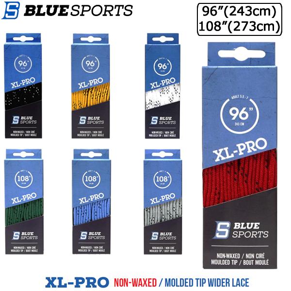 BLUESPORTS（ブルースポーツ）XL-PRO NON-WAXED 靴紐スケート購入時に付いているレギュラータイプのカラー靴紐です。ホッケー靴と靴紐のカラーコーディネートが楽しめます。検索ワード：アイスホッケー