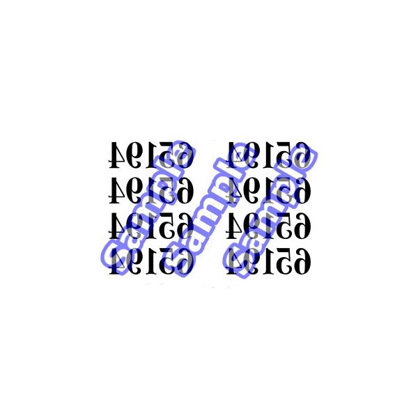 【セット内容】タトゥーシール／練習用ミニシール／説明書約束のネバーランド　ギルダ　コスプレ用タトゥーシールシートサイズ：A5寸法：約8cm x 約2.5cm x 8個