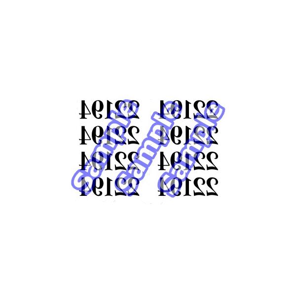 【セット内容】タトゥーシール／練習用ミニシール／説明書約束のネバーランド　ノーマン　コスプレ用タトゥーシールシートサイズ：A5寸法：約8cm x 約2.5cm x 8個