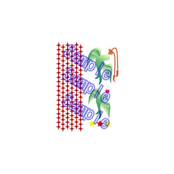 【セット内容】タトゥーシール／練習用ミニシール／説明書ZONE-00　ゾンゼロ　吉祥　コスプレ用タトゥーシールシートサイズ：A4鳥（大）寸法：約10cm x 約12cm使用回数：1回分鳥（小）寸法：約7cm x 約10cm使用回数：1回分傷...