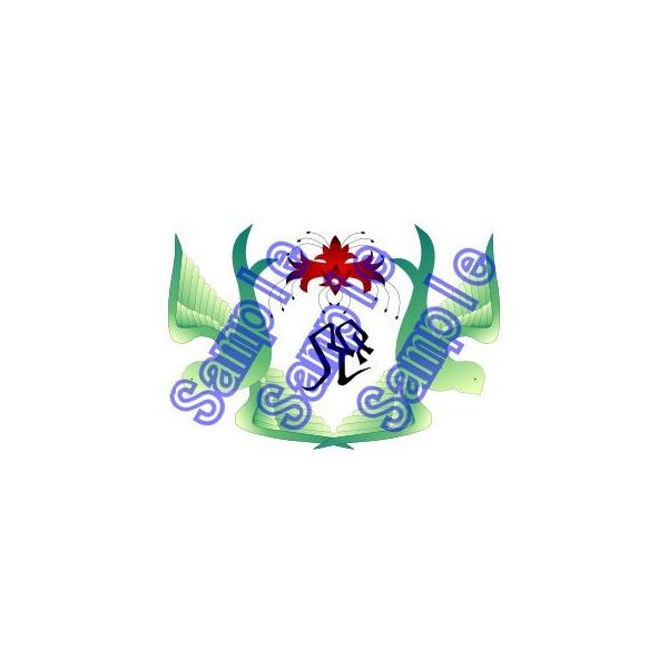 【セット内容】タトゥーシール／練習用ミニシール／説明書ZONE-00　ゾンゼロ　吉祥　コスプレ用タトゥーシールシートサイズ：A4（背中）鳥寸法：約18cm x 約28cm使用回数：1回梵字寸法：約6cm x 約6cm使用回数：1回花寸法：約...