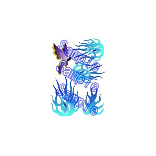 【セット内容】タトゥーシール／練習用ミニシール／説明書ZONE-00　ゾンゼロ　白狐　コスプレ用タトゥーシールシートサイズ：A4火のシンボル（腕）寸法：約15cm x 約11cm使用回数：1回分蝶のシンボル寸法：約12cm x 約8cm使用...