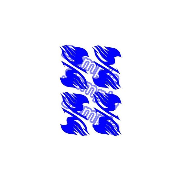 【セット内容】タトゥーシール／練習用ミニシール／説明書FALY TAIL　フェアリーテイル　エルザ　コスプレ用タトゥーシールシートサイズ：A4寸法：約10cm x 約8cm使用回数：8回分