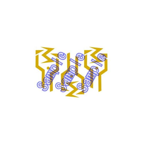 【セット内容】タトゥーシール／練習用ミニシール／説明書遊戯王5D's　クロウ・ホーガン　コスプレ用タトゥーシールシートサイズ：A5ほほ部分：約10cm x 約2cm x 2額部分(M字)：約3.7cm x 約4.2cm額部分(円)：約0.8...