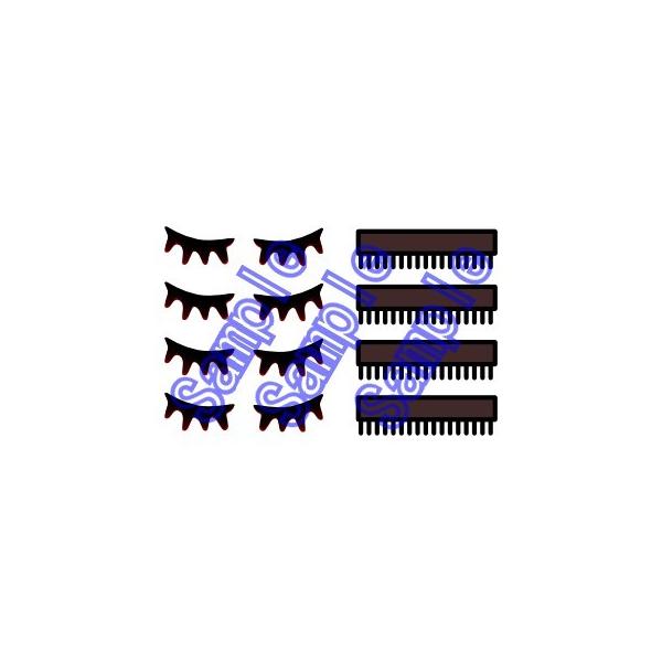 【セット内容】タトゥーシール／練習用ミニシール／説明書VOCALOID　ボーカロイド　めぐっぽいど GUMI　マトリョシカ　コスプレ用タトゥーシールシートサイズ：A5鼻部分：約2cm x 約7.2cm使用回数：4回分目の下：約2cm x 約...