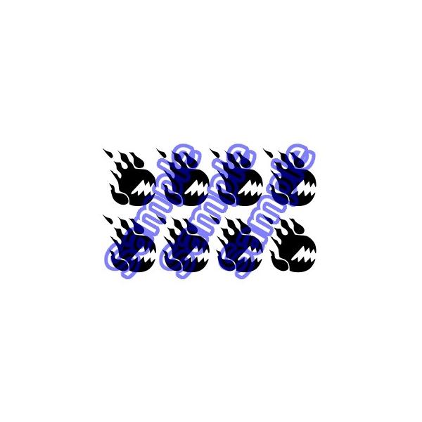 【セット内容】タトゥーシール／練習用ミニシール／説明書DIGITAL DEVIL SAGA アバタール・チューナー　ヒート　コスプレ用タトゥーシールシートサイズ：A5寸法：約5.4cm x 約5cm使用回数：8回分