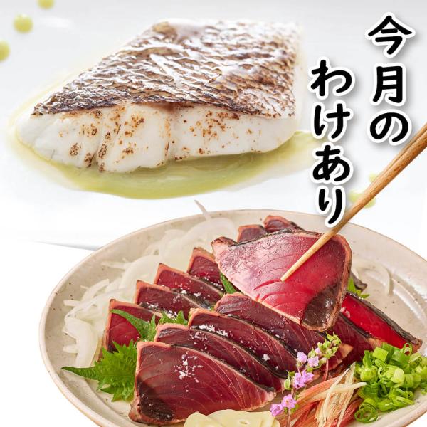 名称 : 【訳ありセット】 鰹のたたき +真鯛の切身5切れ原材料 : （太平洋産）鰹のたたき / （高知県産養殖）真鯛の切身内容量 : 【鰹のたたき】200g （たれ付き）/【真鯛の切身】約400ｇ （5切れ）賞味期限 : 商品パックシール...