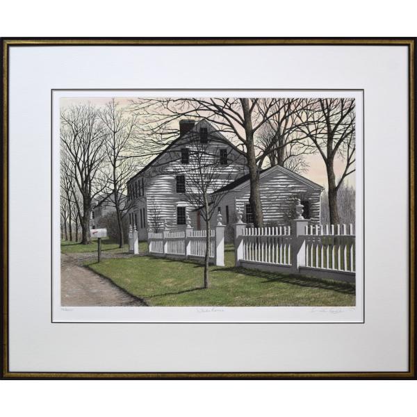 カナダのトロント出身の人気女流画家ニューイングランドの郊外に住み、見慣れたお気に入りの景色に囲まれ、エッチングの技法に取り組む。エッチング作品に水彩絵の具を塗る手彩色の技法を用いることで、版画でありながら同じ作品は2枚と存在しない「ユニーク...