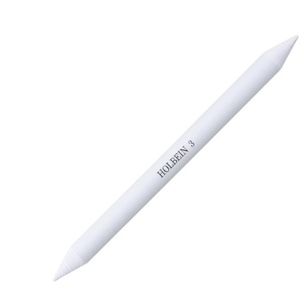 描画中、画面を直接指でぼかすと指の脂が画面につき、木炭が乗りにくくなる場合があります。サッピツは紙を巻いて作ってあり、指の代わりに画面の調子を整える時に使用すると便利です。サッピツが汚れたり、形が変わり使いづらくなった場合は、ヤスリで削り整...