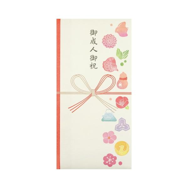 【仕様】奉書紙(高級和紙)の裏刷りで和紙の質感を生かしたデザイン多当袋奉書紙(高級和紙)の裏刷りで和紙の質感を生かした祝儀袋。2つ折り便箋・中封筒付き。多当折り。約180×90mm大人　おしゃれ　封筒　レター　手紙　御成人　成人　御祝　上品