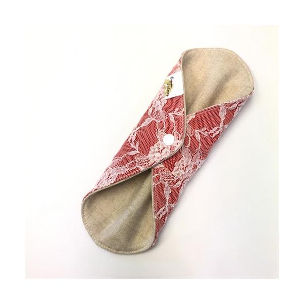 ブランド　【REMEDY GARDEN】≪GOTS≫≪オーガニックコットン≫≪オーガニックリネン≫商品番号RLL-00005型：一体型布ナプキン（ライナー）おりもの・軽い日用　サイズ：縦約19.5cm×横約16cm(装着幅約7cm)素材：肌...