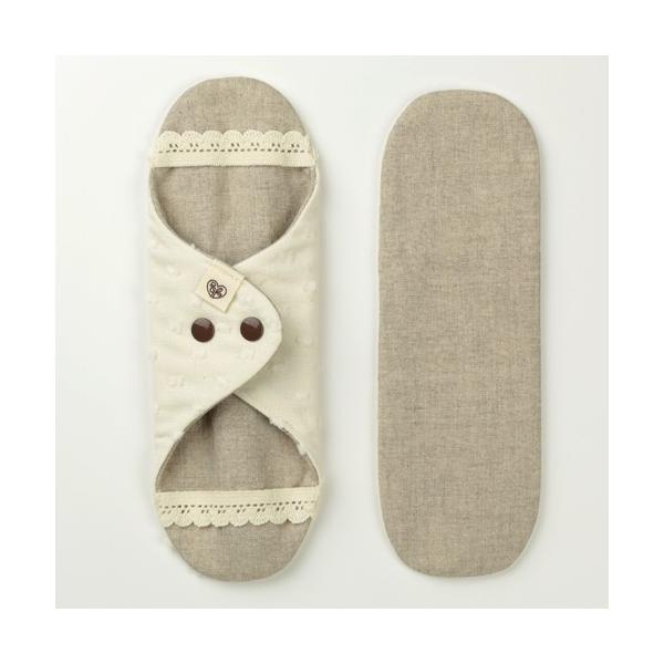 ブランド　【REMEDY GARDEN】≪GOTS≫≪オーガニックコットン≫≪オーガニックリネン≫商品番号RLP-00001型：ライナー（ホルダー）+パッド　おりもの・軽い日用サイズ：縦約18cm×横約17cm(装着時約6cm〜7cm)素材...