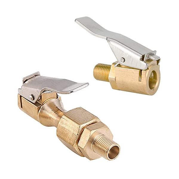 パッケージ個数:1・製品名：車のインフレータブルコネクタ。クローズドフローエアチャック，カーエアポンプスレッドノズルアダプター。・高品質素材：ヘビーデューティブラス構造、シルバークリップ。ブラス。耐久性、耐摩耗性と耐圧性が優れて、巧緻な外観...