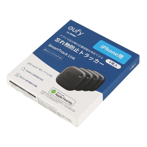 ブランド Eufy (ユーフィ)電池付き はい電池の個数 1 リチウム金属 電池(付属)商品の寸法 37長さ x 37幅 x 7厚み mm対応デバイス iphoneこの商品についてなくしものが、無くなる：約3.7cm四方の小さなタグ型です。...