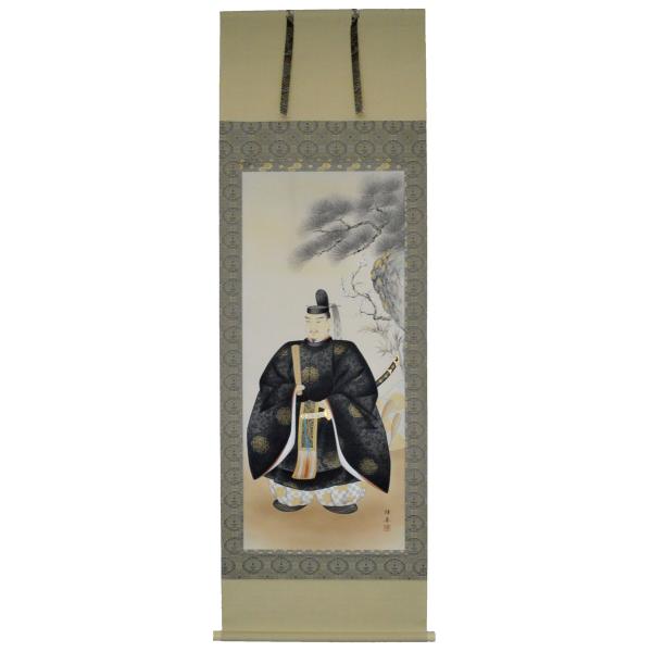 ◆サイズ・幅 69×長さ 196cm◆仕様 ・掛け軸寸法：尺八立　絹本・表装：上緞子・三段表装・軸先：代用（水牛の角）・収納形態：桐箱◆作家・画伯：丹羽 陽春（にわ ようしゅん）・所属：無所属　幸清会会員　　　　岐阜　昭和32生・得意分野：...