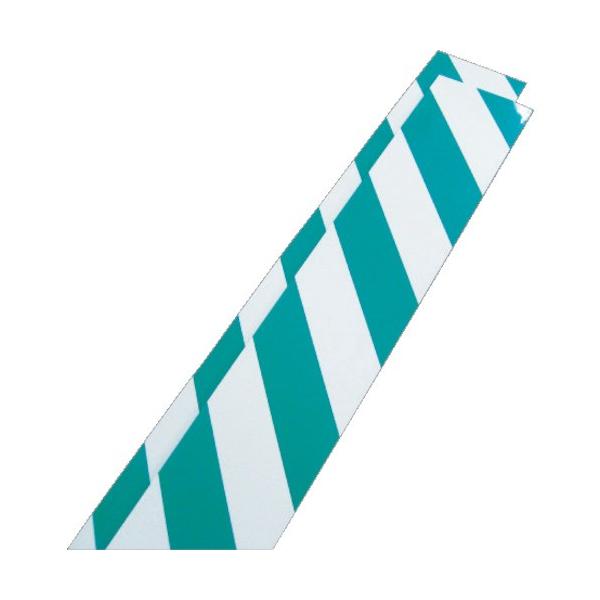 特長危険表示機能および保護クッション効果があります。カッターで切断できます。用途駐車場での危険標示と自動車のスリ傷防止に。工事現場、工場での危険防止に。仕様 取付方法：貼付タイプ(はく離紙付)色：緑/白幅(mm)：200長さ(m)：2厚さ(...