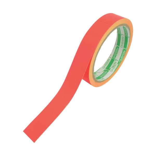 特長太陽光や照明により蛍光を発し鮮明に見えます。用途屋外用。工場、倉庫などあらゆる標示に。さまざまな危険標示。衝突防止標示に。各種施設の段差標示。通路標示。誘導標示に。仕様 粘着力：12N/10mm引張強度：30N/10mm切断にはカッター...