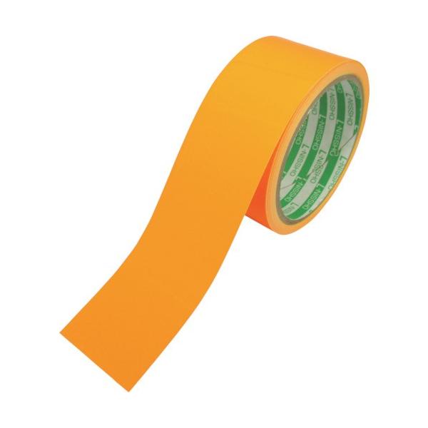 特長太陽光や照明により蛍光を発し鮮明に見えます。用途屋外用。工場、倉庫などあらゆる標示に。さまざまな危険標示。衝突防止標示に。各種施設の段差標示。通路標示。誘導標示に。仕様 粘着力：12N/10mm引張強度：30N/10mm切断にはカッター...