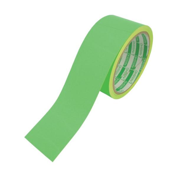 特長太陽光や照明により蛍光を発し鮮明に見えます。用途屋外用。工場、倉庫などあらゆる標示に。さまざまな危険標示。衝突防止標示に。各種施設の段差標示。通路標示。誘導標示に。仕様 粘着力：12N/10mm引張強度：30N/10mm切断にはカッター...