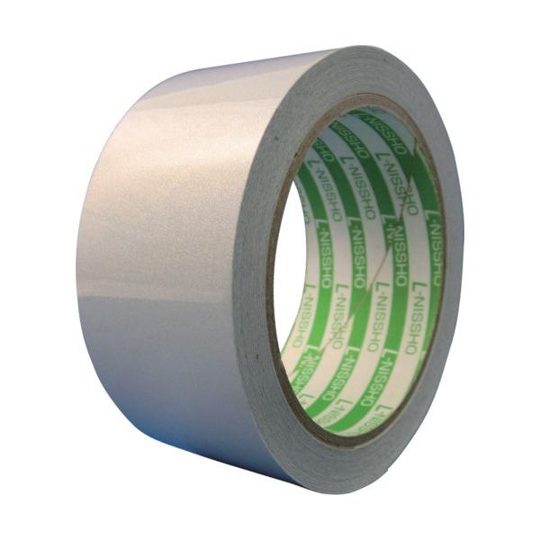 特長投射された光を確実・正確に再帰反射します。基材に反射用ガラスビーズが均一に封入されています。用途衝突防止標示に。各種施設の段差標示。保安工事用、自転車、ヘルメットに。誘導標示に。仕様 粘着力：6.4N/10mm切断にはカッターが必要色：...