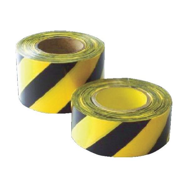 特長両面印刷のため、どちらからもトラ模様が見えます。ポリエチレンを使用のため、焼却時に有毒ガスが出ません。非粘着のため、どこにでも手軽に使用でき、また長期保管ができます。仕様 非粘着タイプ切断にはカッターが必要色：イエロー/ブラック幅(mm...