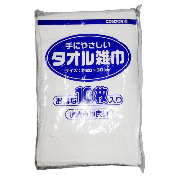 吸水性に優れたソフトな手触りの綿雑巾です。サイズ　約200mmx300mm重量　　約35g
