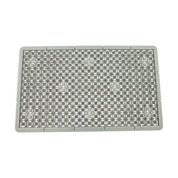 小さめの出入り口に適したサイズ展開しています。芝とブレードが粗泥や土砂をかき落とします。用途・泥落としマット。仕様色：グレー、幅(mm)：450、長さ(mm)：750、質量(kg)：1．01厚み：12mm材質/仕上EVA原産国日本