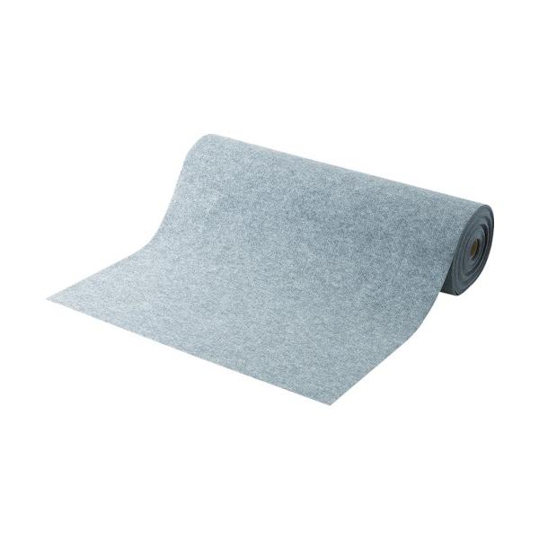 特長油だけでなく、水分も吸収する親油性のPET繊維を採用しています。サイズが自由にカットできる簡単施工です。裏面に滑り止め加工を施した使い勝手の良いマットです。防炎適合品です。防炎性能登録番号（EO950507）用途オイル・水用。仕様ロール...